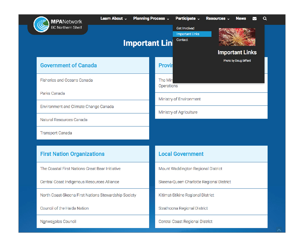 Ministry of Forests, Landsand Natural Resources |Marine Protected Area ...