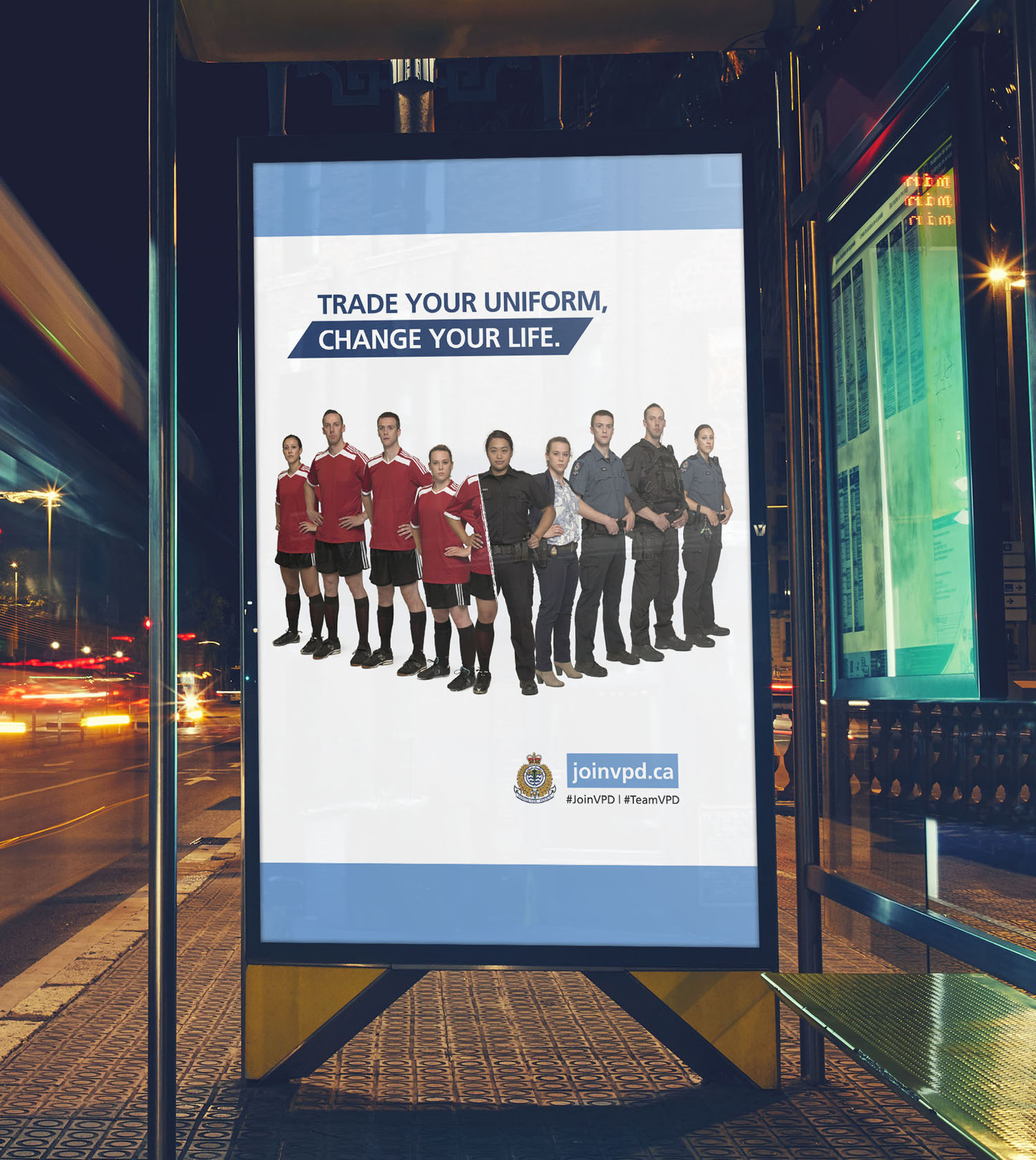 Vancouver Police Department | 2018 Recruitment Campaign | Graphic Designer