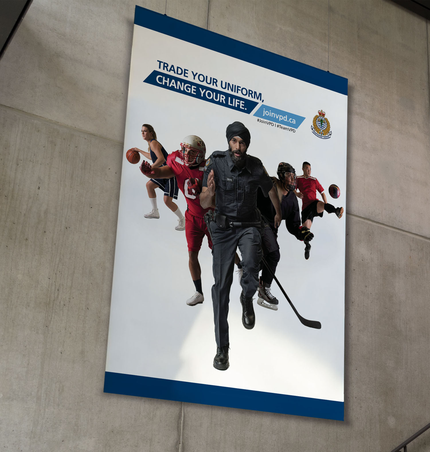 Vancouver Police Department | 2018 Recruitment Campaign | Graphic Designer